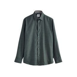 next Hemd Herren Gr&ouml;&szlig;e XL dunkelgr&uuml;n / schwarz