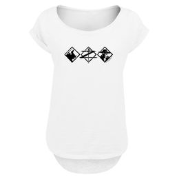 F4NT4STIC Shirt 'Zorro Diamond Trio' female White size S