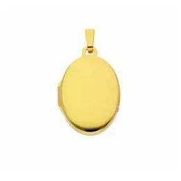 Ketten-Anhänger ADELIA ́S "Damen Goldschmuck 333 Gold Medaillon Anhänger", gold, Schmuckanhänger, Damen, Gold, 333 Gold Goldschmuck für Damen