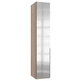 Kleiderschrank wimex "New York", weiß (struktureichefarben hell, front weiß), B:45cm H:234cm T:58cm, Schränke