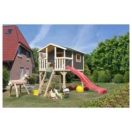 Spielturm Konifera "Unfug", grau, Spieltürme, KinderB:198cm H:309cm T:244cm, Holzwerkstoff, BxTxH: 198x244x309 cm, B:198cm H:309cm T:244cm