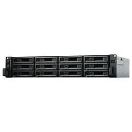 Synology NAS-Server "RS3621RPxs 12-bay NAS-Rack", silber (schwarz, silberfarben), B:48,2cm H:8,8cm T:72,4cm, NAS-Server