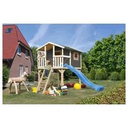 Spielturm Konifera "Unfug", grau, Spieltürme, KinderB:198cm H:309cm T:244cm, Holzwerkstoff, BxTxH: 198x244x309 cm, B:198cm H:309cm T:244cm