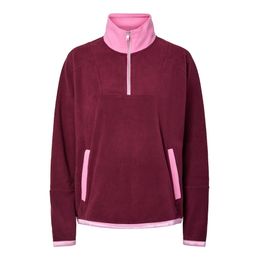 Pieces Fleece Jacket 'PCDebz ' female Red size XS