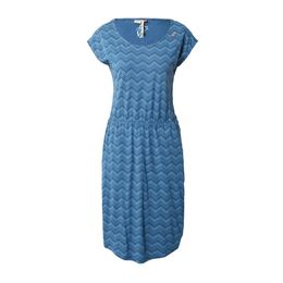 Ragwear Kleid 'LILITHE' Damen Größe 42 navy / kobaltblau / hellblau Winterkleid