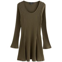 next Kleid Damen Größe 34 khaki Winterkleid