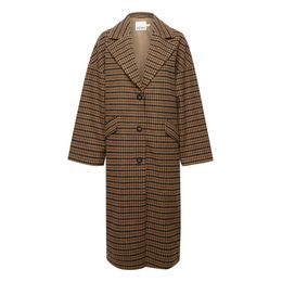 Ichi Mantel 'Ihemmalu Ja' Damen Gr&ouml;&szlig;e XXL beige / braun / schwarz