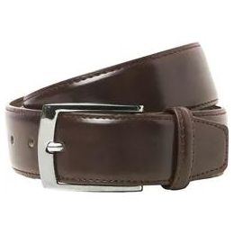 Jack & Jones Ledergürtel JACK & JONES "JACMARKUS BELT NOOS", Damen, Gr. 105, braun (braun stone), Kunstfaser, unifarben, modisch, Gürtel