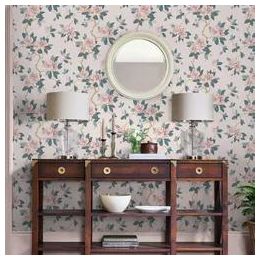 Vliestapete Laura Ashley "MAYA", rosa, H:10cm L:10cm, Vlies, Tapeten, Design Tapeten