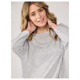 LIEBLINGSSTÜCK T-Shirt LIEBLINGSSTÜCK "LIEBLINGSSTÜCK CissiL", Damen, Gr. S, 910, stone, Obermaterial: 50% Modal, 50% Baumwolle, Shirts