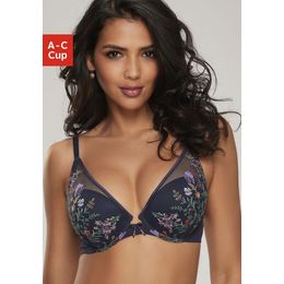 Lascana Push-up-BH mehrfarbig Gr. 85A. Vergrößert Optisch Die Brust und mit Bügel