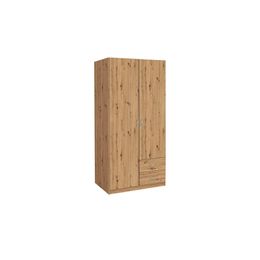 Kleiderschrank Case - holzfarben - 91 cm - 197 cm - cm 54,0 - Sconto