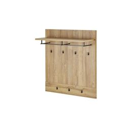 Garderobenpaneel Cochem - holzfarben - Holzwerkstoff - 93,6 cm - 101 cm - cm 32,5 - Sconto