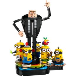 Minions Gru und die Minions aus Lego Steinen in Mehrfarbig ab 9 Jahre | Gr.: onesize