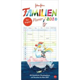 Heye Kalender Kalender - Helme Heine: Familienplaner 2026 | Gr.: onesize