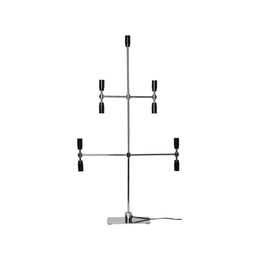 STAR TRADING Moderner Kerzenleuchter ,Twice&lsquo;, 5-armig, 9-flammig, E14 Fassungen, Ne | Gr.: onesize