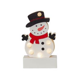STAR TRADING LED-Dekofigur "Freddy" in Wei&szlig; - (L)14 x (B)8,5 cm | Gr.: onesize