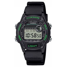 Casio Quarzuhr Alarm-Chrono für Damen und Jugendliche Anthrazit / Schwarz | Gr.: onesize