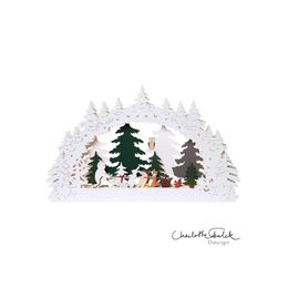 STAR TRADING LED Schwibbogen ,Forest Friends', Batterie, Tiermotive, Holz | Gr.: onesize