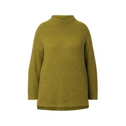 Ulla Popken Oversized-Pullover in helles gelbgrün | Gr.: 46-48