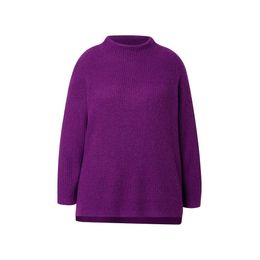 Ulla Popken Oversized-Pullover in brombeere | Gr.: 58-60