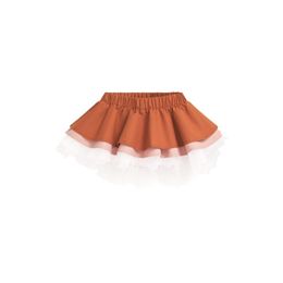 WeeDo Minirock SQUIRDO TUTU in leather brown mellow rose | Gr.: 140/152