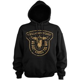 Yellowstone Hoodie in Schwarz | Gr.: L