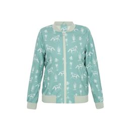 Swirly Damen Jacke in Minze | Gr.: XXL