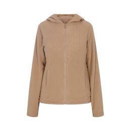 NALLY Damen Fleecejacke in Beige | Gr.: S