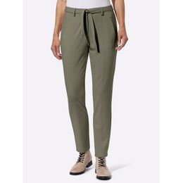 WITT WEIDEN Jersey-Hose in khaki | Gr.: 54