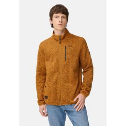 Camel Active Strickjacke mit Stehkragen in Orange | Gr.: XL