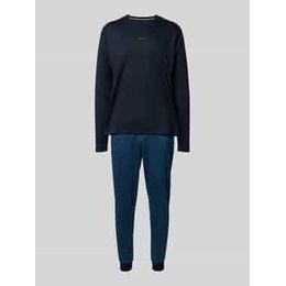 BOSS Regular Fit Pyjama aus reiner Baumwolle