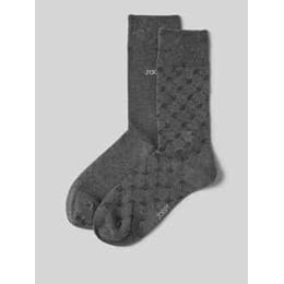 JOOP! Socken mit elastischem Rippenbündchen im 2er-Pack