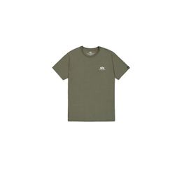 Alpha Industries T-Shirt »Backprint T-Shirt« dark olive 5 XL 5 XL Single Jersey Stoff