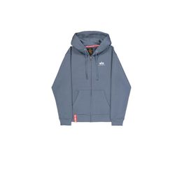 Alpha Industries Hoodie »Basic Zip Hoodie SL« denim blue 3XL 3XL Brushed Fleece Stoff