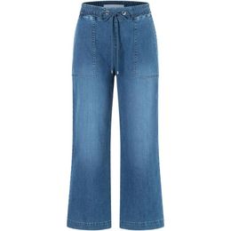 MAC Weite Jeans »CULOTTE casual denim« Wide Fit in verkürzter Länge blue basic authentic 40 - N-Gr N-Gr 40 Jeans von MAC