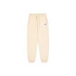 Alpha Industries Jogginghose »Basic Jogger SL II« vintage white 3XL - Normalgrößen Normalgrößen 3XL Brushed Fleece Stoff