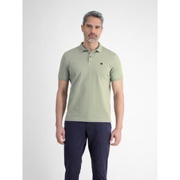 Lerros Kurzarmshirt mit Logostickerei auf der Brust tinted grey M M Poloshirt von Lerros