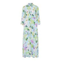 Y.A.S Hemdblusenkleid »YASSAVANNA LONG SHIRT DRESS« Sommerkleid, mit 3/4 Ärmel Clear Sky AOP:Alicca XXL (44) - N-Gr N-Gr XXL (44) 3/4-Ärmel und...