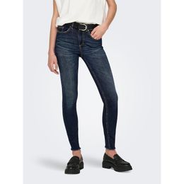 Only Skinny-fit-Jeans »ONLBLUSH MID SK ANKLE RW DNM DOT245 NOOS« Dark Blue Denim L (40) - Länge 32 Länge 32 L (40) Skinny-Fit Jeans, die deine...