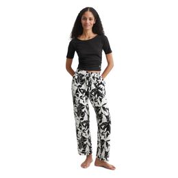 Marc O'Polo MARC O'POLO Loungehose »Mix & Match Cotton Modal Jersey« mit Allover-Print, Tunnelzug und Bindeband black/white cotton print XS - N-Gr N-Gr XS...