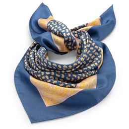 Le Foulard Seidentuch Paisley, Royalblau