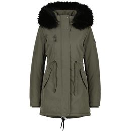 alife and kickin Winterparka 'Kiersey' Damen Größe XXL oliv / schwarz