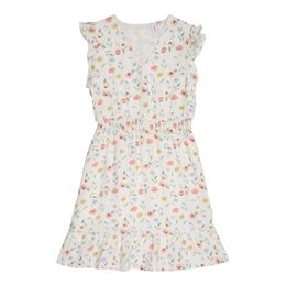Vero Moda Girl Kleid 'VMJOSIE MARIGOLD' M&auml;dchen Gr&ouml;&szlig;e 152 ecru / hellblau / jade / altrosa