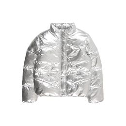 Only Girls Winter Jacket 'KOGPearl' girl Silver size 122