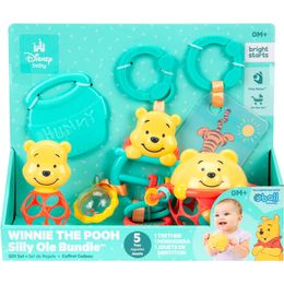 Greifspielzeug Bright Starts "Winnie the Pooh Silly Ole Bundle Gift Set", bunt, Greifspielzeug, Kinder, Kunststoff, Metall
