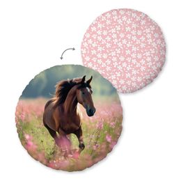 Herding Rundkissen Pferd