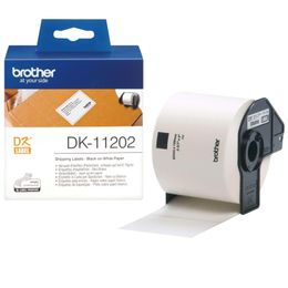 Original Brother P-Touch QL 1100 NWBC (DK-11202) Etikett 300x (62mm x 100mm) Weiss