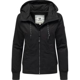 Ragwear Damen Outdoorjacke "Lumie YOUMODO"schwarz, Gr. M, Obermaterial: 65% Polyester, 35% Baumwolle, Innenfutter: 100% Polyester, Wattierung: 100%