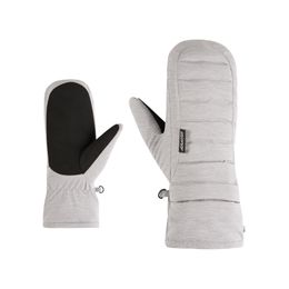 Fäustlinge Ziener "ISCADA-Z MITTEN glove", Damen, Gr. M, light mélange, Materialmix, Handschuhe